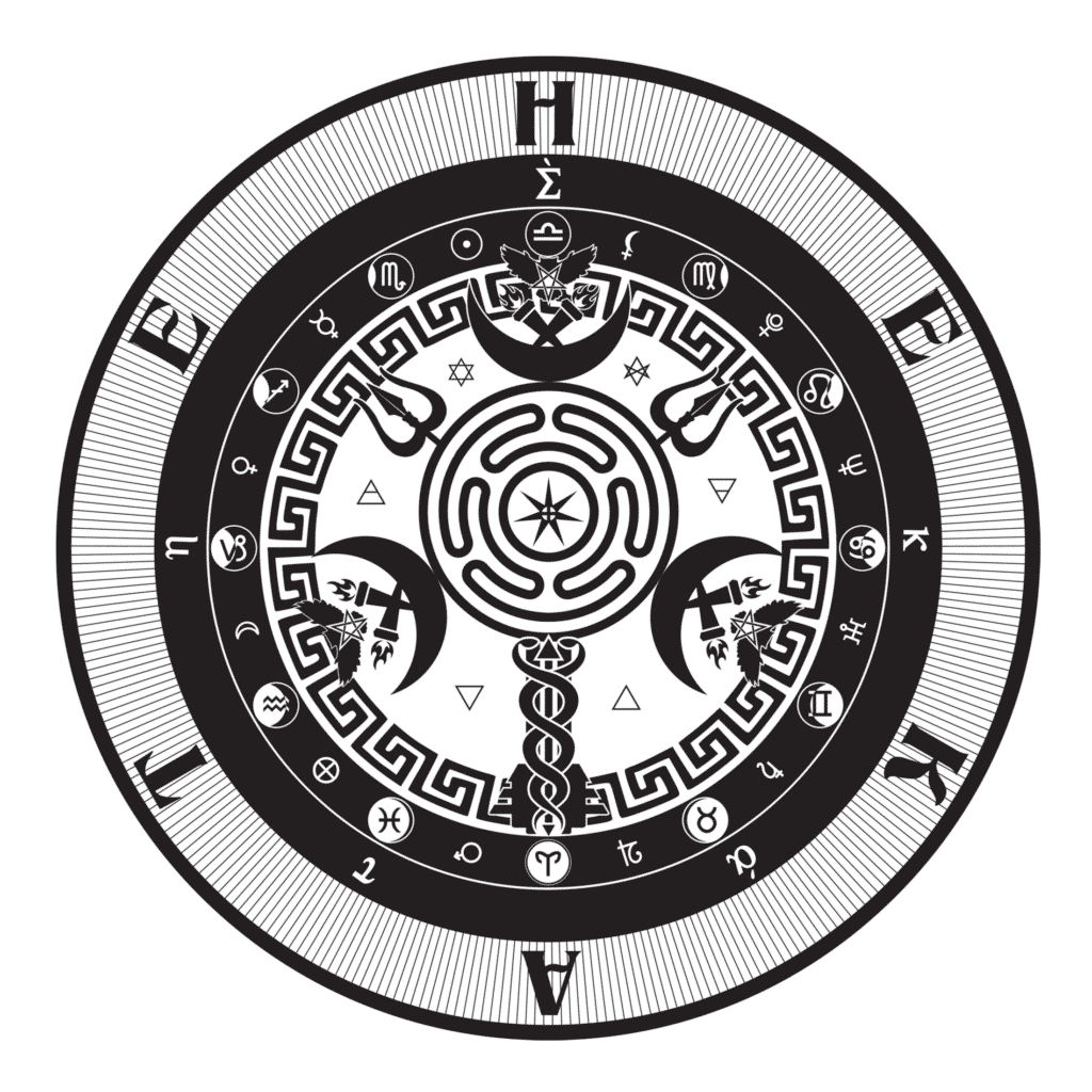 💠 La Rueda De Hécate, El Significado De Strophalos, Simbolismo, Origen ...